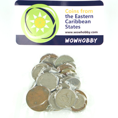 Eastern Caribbean Coin Collection Lot, 30 Random Coins from Eastern ...