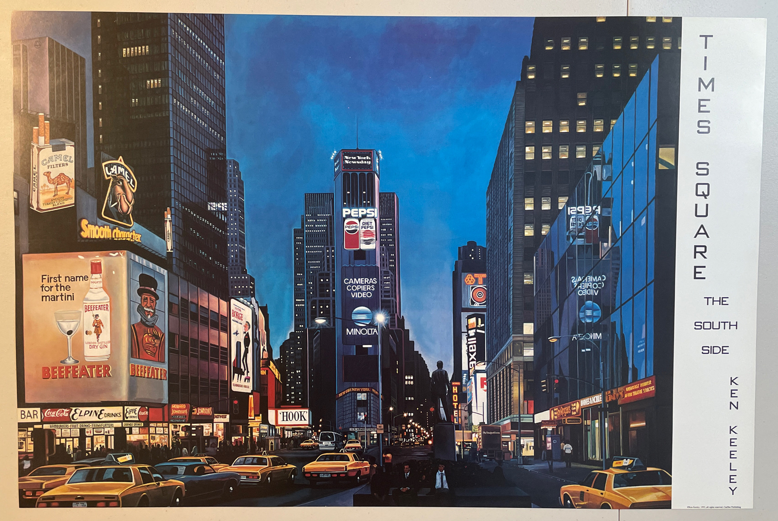 Ken Keeley - Times Square: The South Side (1992) - Poster Print (36”x24 ...