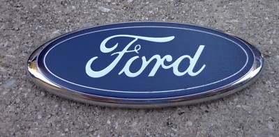 Ford Explorer hatch emblem badge logo decal 5.75" oval blue OEM Genuine ...