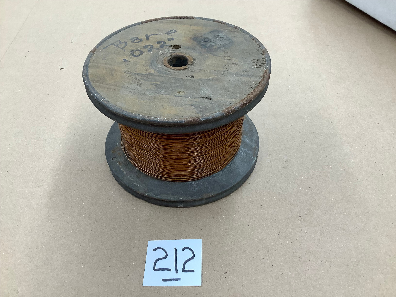 Roll Of Cloth Covered Copper Wire on Wooden Spool. (212) | eBay