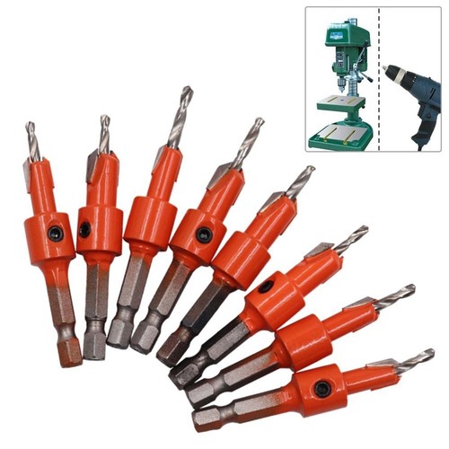 Wood Metal Hole Cutter Hex Shank Drill Bit Woodworking Countersink ...