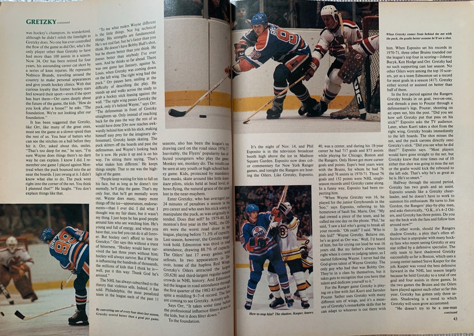 12/27/1982 Sports Illustrated Magazine - Wayne Gretzky Edmonton Oilers ...