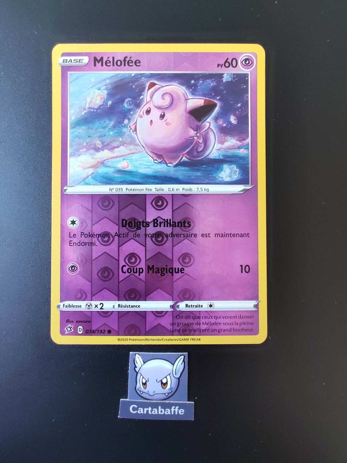 Carte Pokémon Mélofée 074/192 Reverse EB02 Clash des Rebelles | eBay