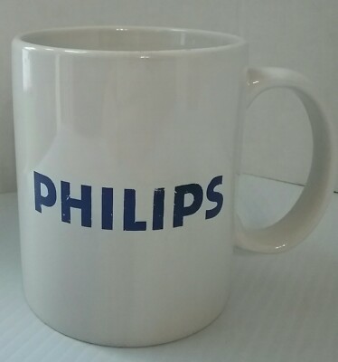 Philips Ceramic Mug Vintage 90's Retro Media Conglomerate Brand Cool ...