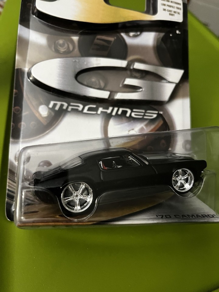 Hot Wheels G Machines 1970 Chevy Camaro (2005) Diecast 1:50 Black ...