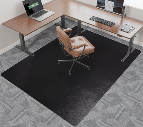 Clear Chair Mat for Carpet, 60"x46" Large Chair Mat for Carpeted Floors ...