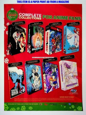 ADV Films Anime DVD Complete Collections 2007 Print Magazine Ad Poster ...