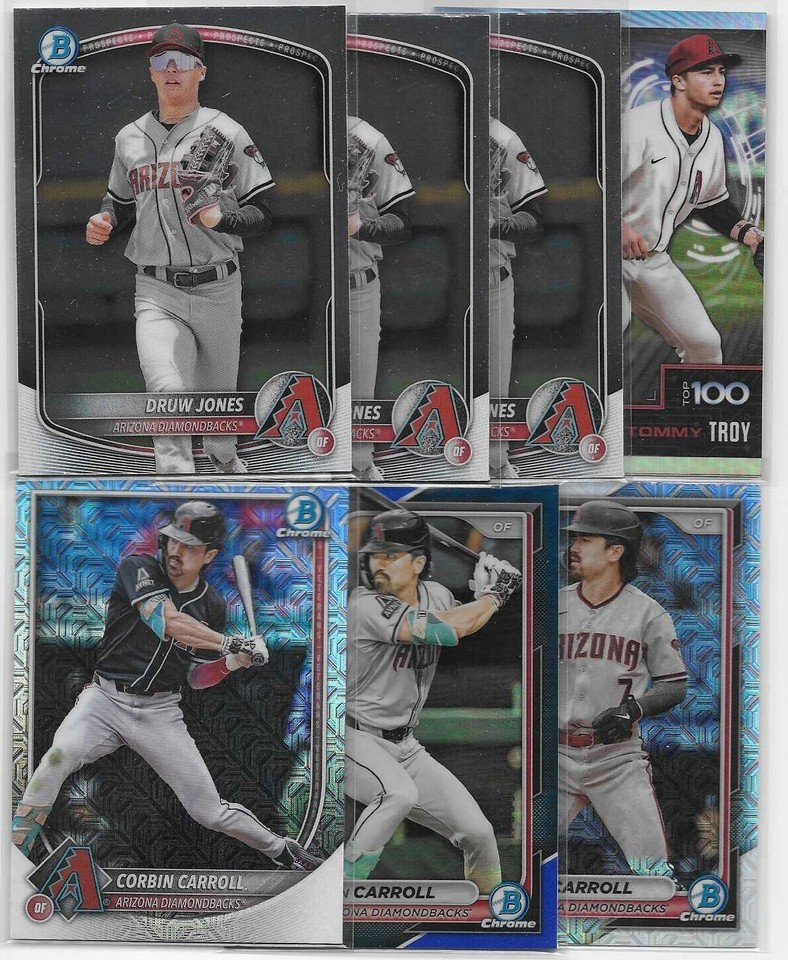 Slade Caldwell & Jansel Luis 1st Corbin Carroll /150 2025 Bowman + (26 ...