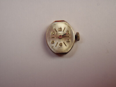 Vintage Villereuse Watch Co. Cemco Swiss Watch Movement 17 Jewels For ...
