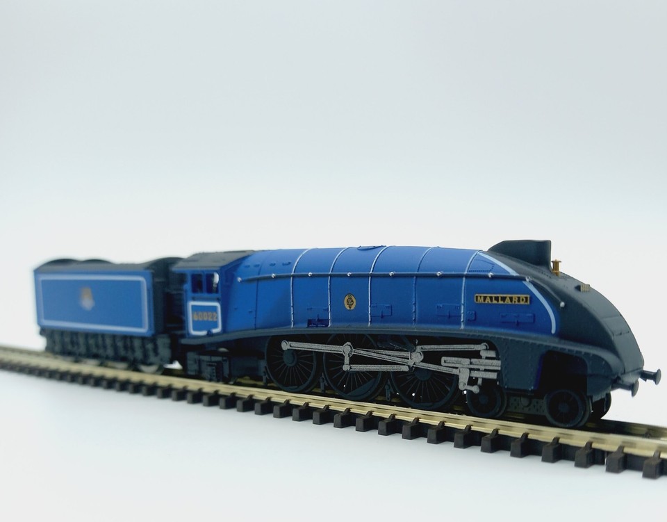 N Gauge Scale LNER 60022 Mallard Steam Locomotive Train Model Railway ...