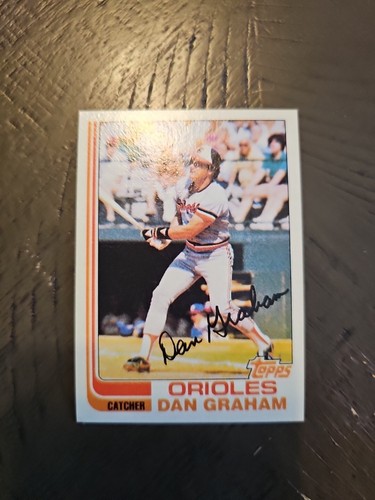 1982 Topps - #37 Dan Graham Baltimore Orioles Catcher | eBay