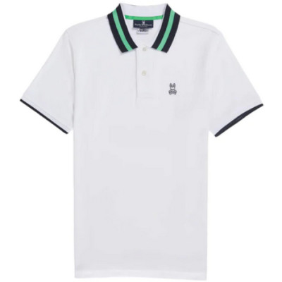 Polo Shirt Psycho Bunny Alva, Bianca, 2XL | eBay