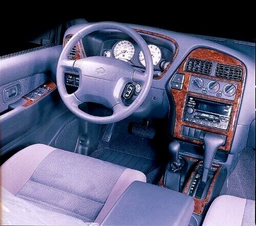 1996-1999 Nissan Pathfinder FIT SET New Style Carbon Aluminum Wood Dash ...