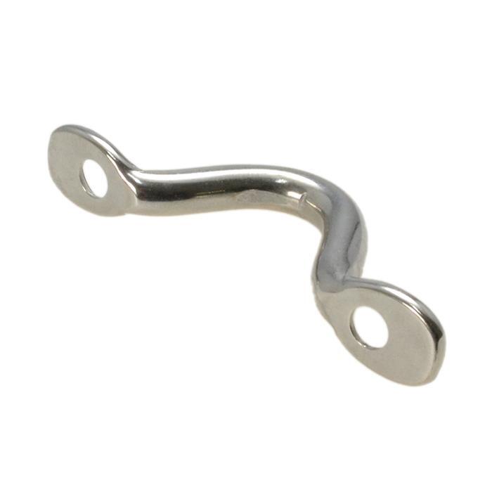 Qty 300 Saddle Eye Strap 4mm x 40mm Stainless A2-70 G304 Sail Shade ...