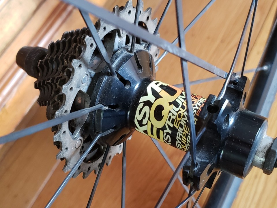 Mavic Ksyrium Equipe Wheelset + Maxxis 35mm CX Tires, 700c road bike ...