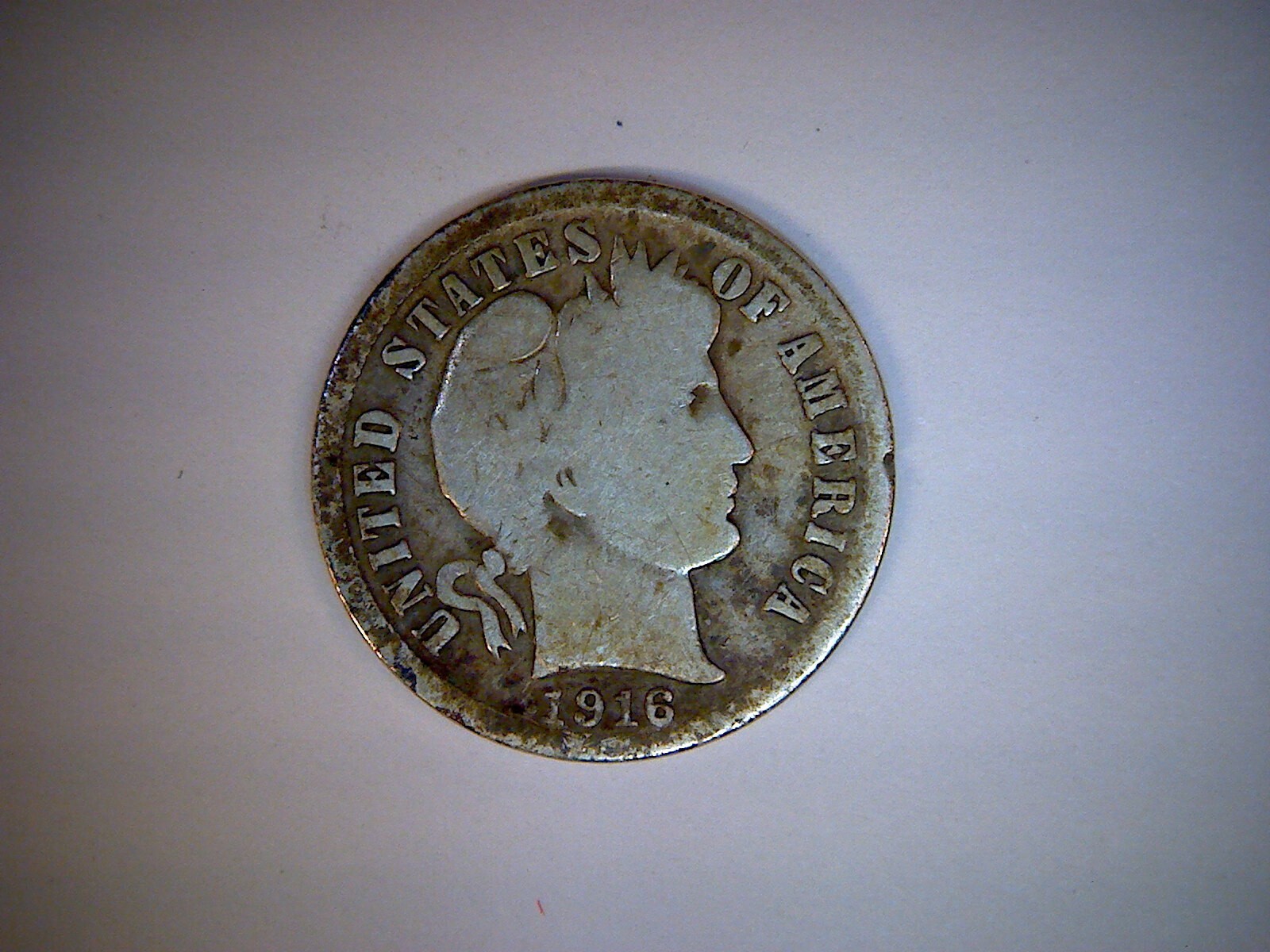 1916-S BARBER HEAD DIME, OLD U.S. SILVER TEN CENT COIN, NICE COIN | eBay