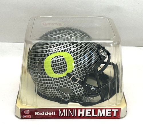 Oregon Ducks Fast Hard Finish Carbon Fiber Speed Mini Helmet By Riddell ...