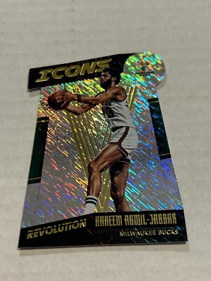 2015-16 PANINI REVOLUTION KAREEM ABDUL-JABBAR ICONS DIE CUT BUCKS SP | eBay