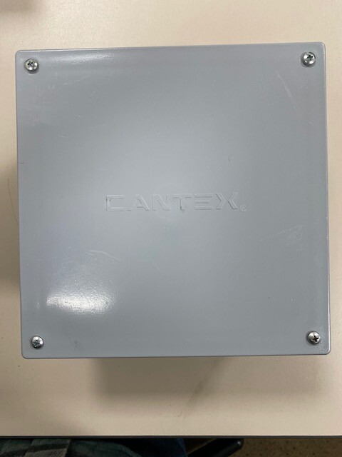 NEW - Cantex 5133712 PVC Junction Box 8"x 8"x 4" Indoor / Outdoor | eBay