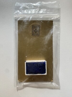 Zecchi Lapis Lazuli Watercolour Full Pan 105/A Ultramarine Natural ...