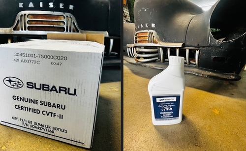 (12) Subaru CVTF-II Continuously Variable Trans Fluid SOA427V1660 same ...