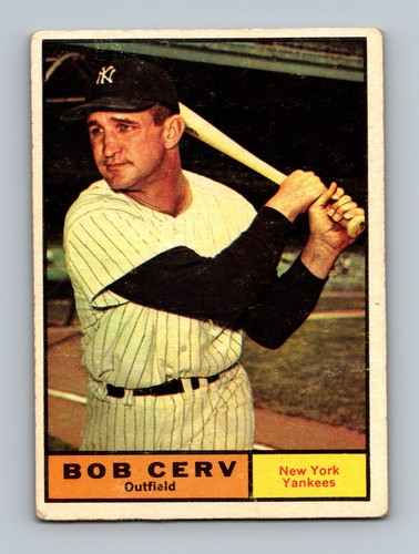 1961 Topps #563 Bob Cerv GD-VG High # Vintage Baseball Card | eBay