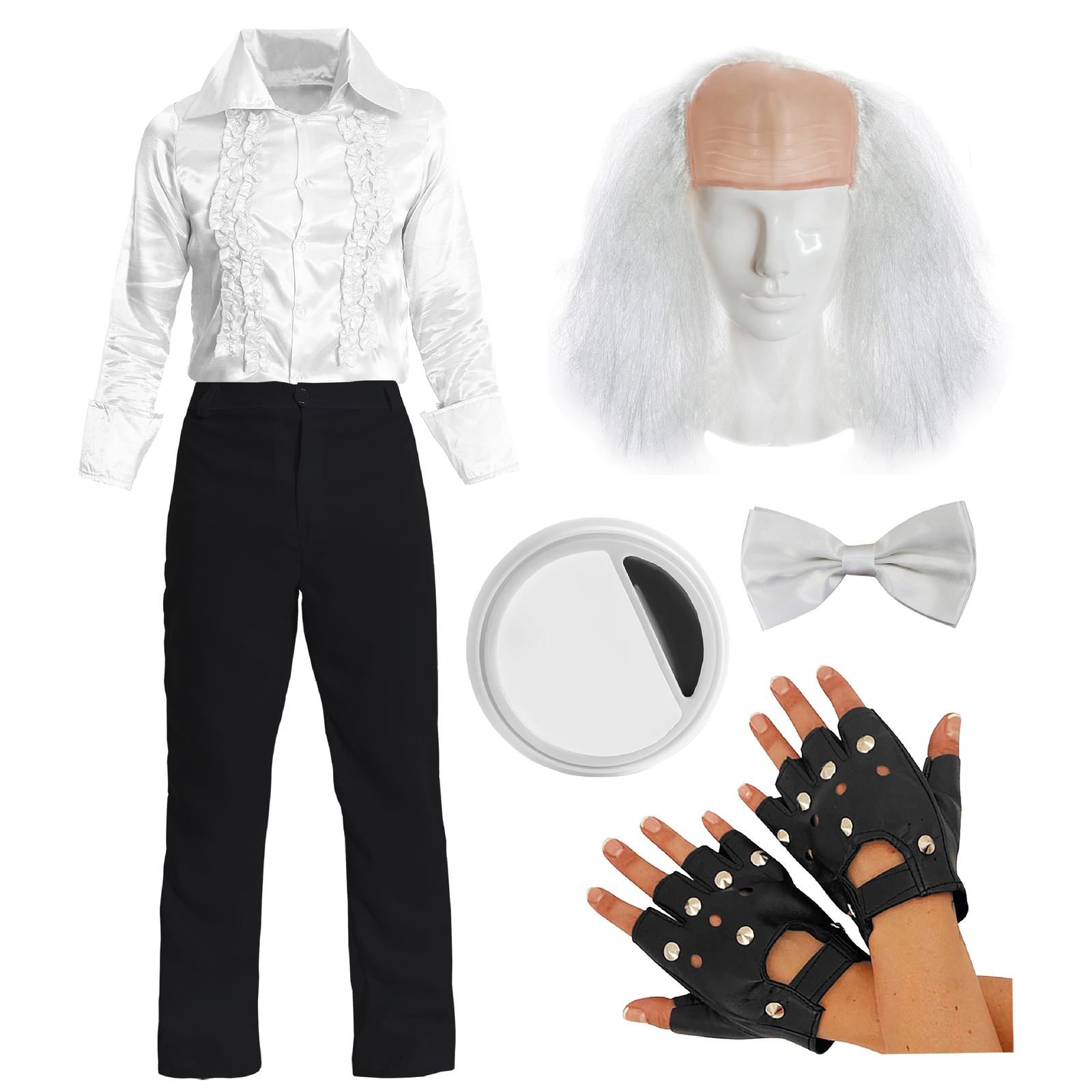 ROCKY HORROR BUTLER COSTUME ADULT SHIRT TROUSERS 1970 MOVIE PRODUCTION ...