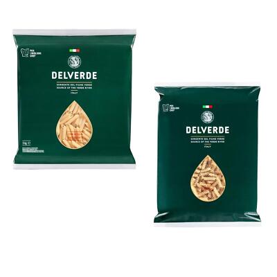 Delverde Premium Pasta Variety Pack 3kg (Penne Past & Fusilli Pasta ...