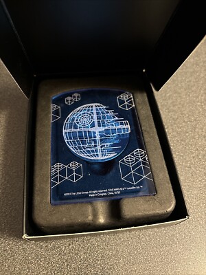 LEGO / STAR WARS ( ROTJ 40TH ) COLLECTIBLE DATA CARD & DEATH STAR II ...