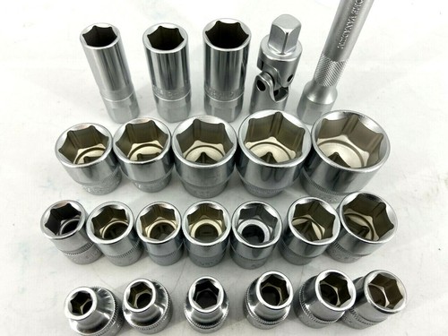 Stecknüsse 1/2" 6-kant-Stecknuss-Satz 23 Teilig 8-32 mm | eBay