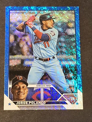 2023 TOPPS SERIES TWO BASEBALL BLUE FOILBOARD JORGE POLANCO #108/999 | eBay