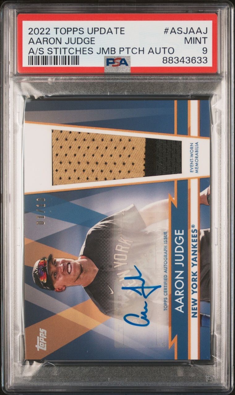 Aaron Judge Autographed Memorabilia | Signed Photo, Jersey ...