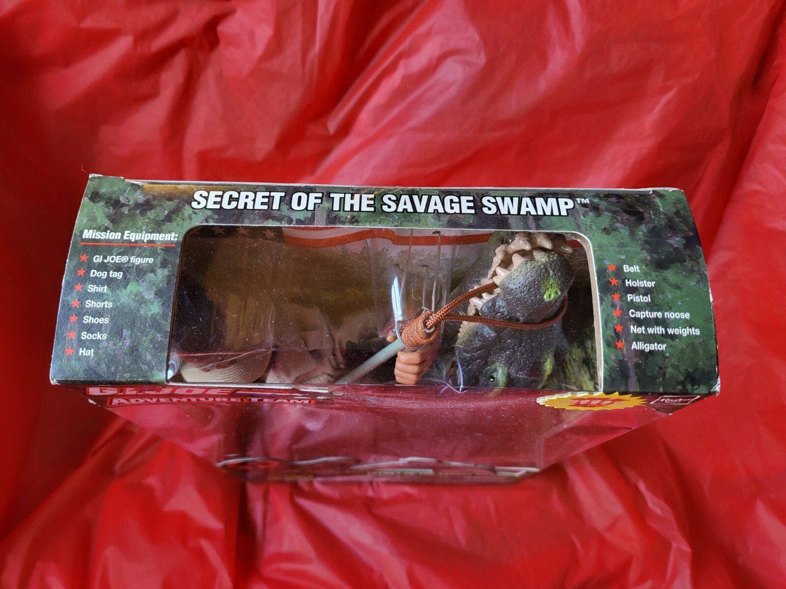 GI JOE Adventure Team 12" Secret of the Savage Swamp w Alligator NIB ...