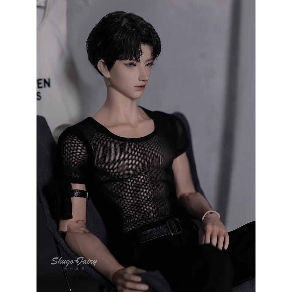 1/4 BJD SD Naked Ball Joint Body Resin Handsome Male Dolls with Eyes ...