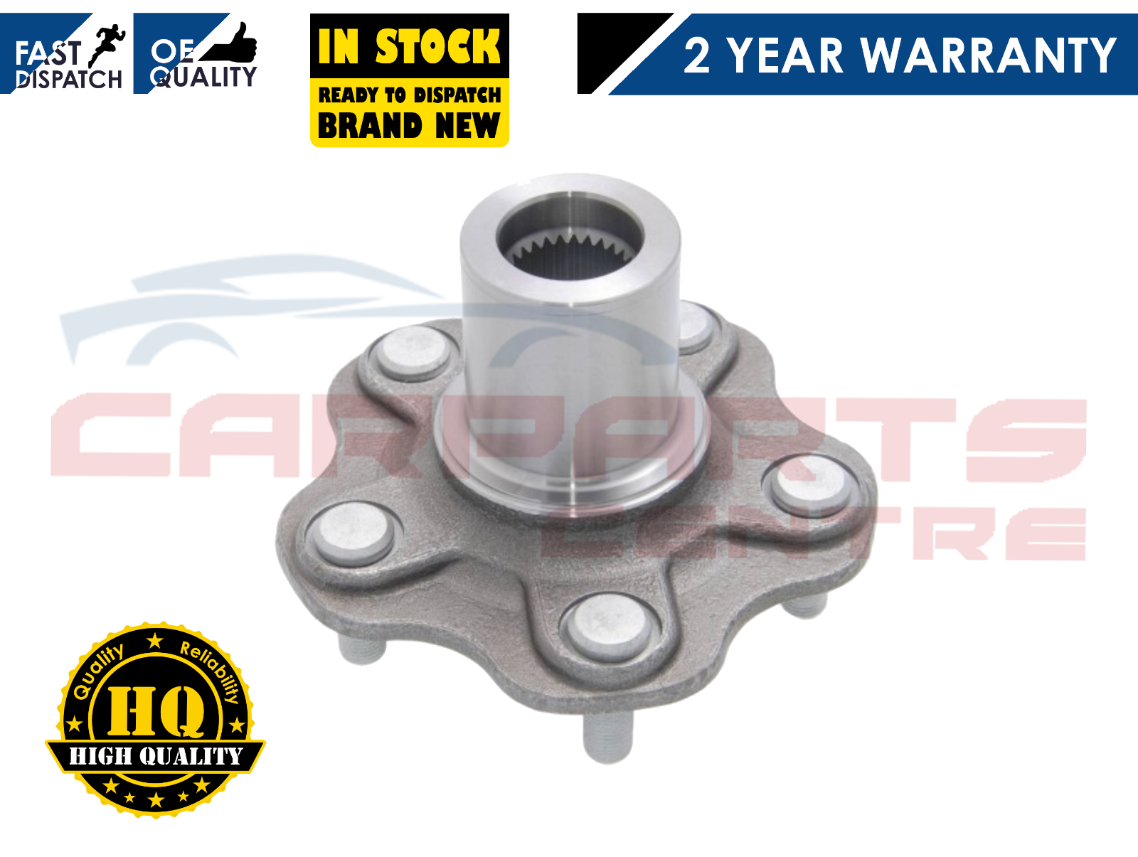 FOR NISSAN ELGRAND E51 2002-2010 REAR AXLE HUB FLANGE + WHEEL BEARING ...