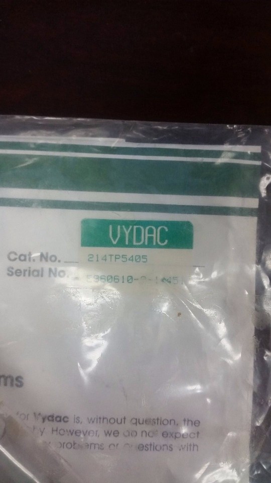 New Vydac 214TP C4 Reversed Phase Column 5 Um 4.6 mm x 50 mm 214TP5405 ...