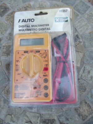 N.O.S. AUTOCRAFT DIGITAL MULTIMETER - 85357 EM830 DIGITAL MULTIMETER ...