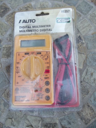 N.O.S. AUTOCRAFT DIGITAL MULTIMETER - 85357 EM830 DIGITAL MULTIMETER ...