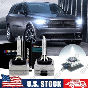 6000K Front HID Headlight Bulbs For Dodge Durango 2014-2017 Low - High ...