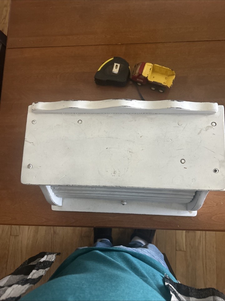 Rolltop Breadbox Unbranded Vintage Painted White Wood Kitchen Countertop Storage | eBay