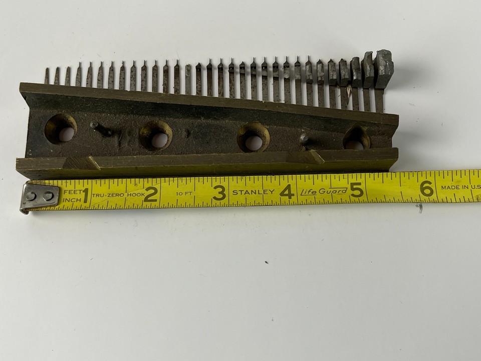 Antique Music Box Comb Disc Changer Regina Corona ? 5 3/8" 4 Hole Part ...