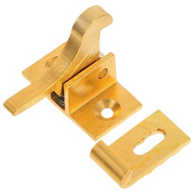 Brass Window Safety Lock Retro Automatic Buckle Cabinet Door Latch ...