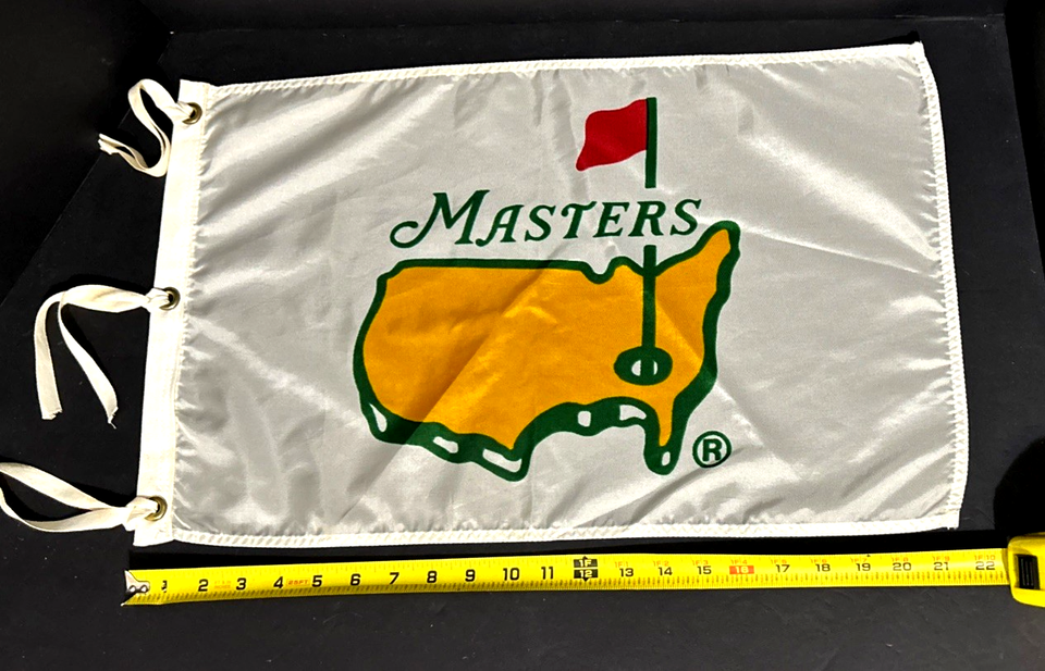 1993 Masters Golf Tournament White Pin Flag 1st Souvenir Master Flag ...
