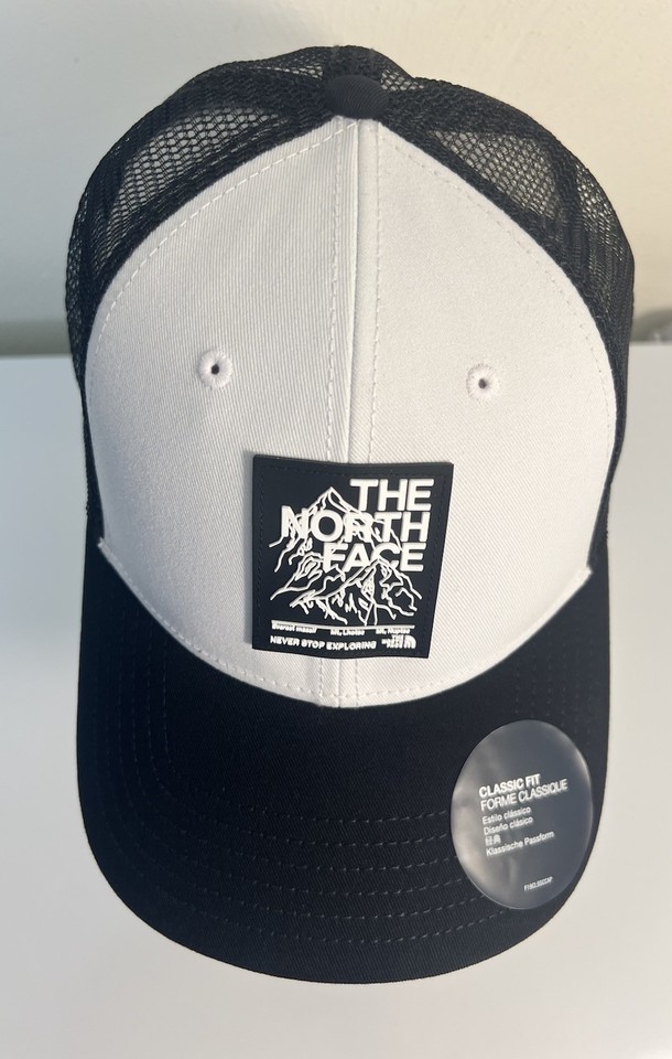 THE NORTH FACE Mudder Trucker Cap TNF Black White Sport Baseball Hat ...