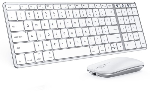 Wireless Bluetooth Keyboard and Mouse for Mac, Multi-Device ...
