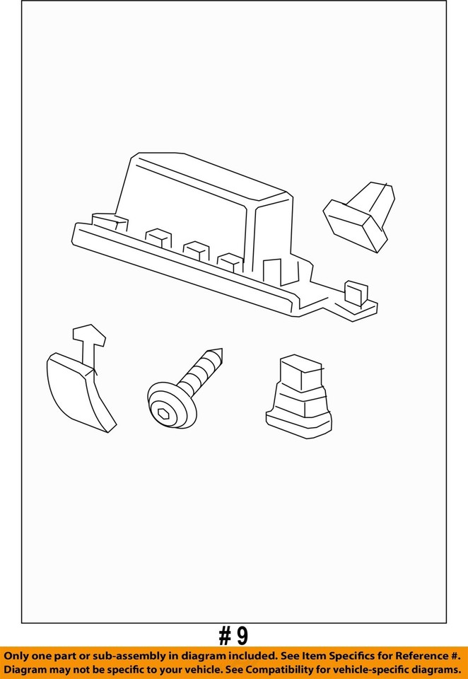 GM OEM 17-23 Acadia Lift Gate Interior Trim-Pull Pocket 84158401 | eBay