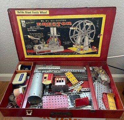Vintage AC Gilbert Erector Set - Ferris Wheel (not sure if complete) | eBay