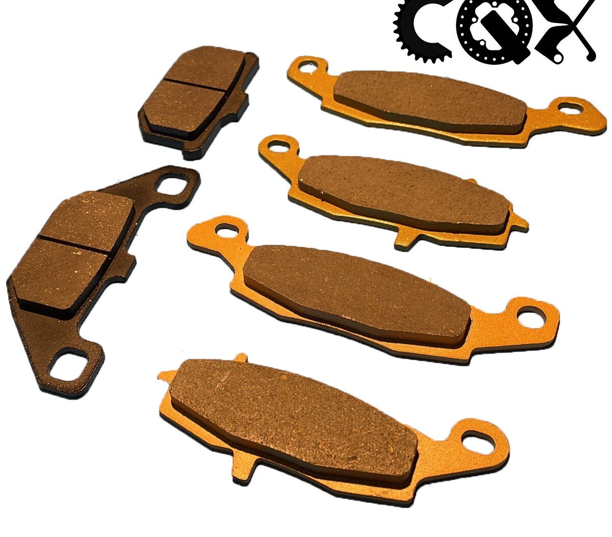 Front & Rear Brake Pads for Kawasaki VN1500 Vulcan 1500 Nomad Fi 1999 ...