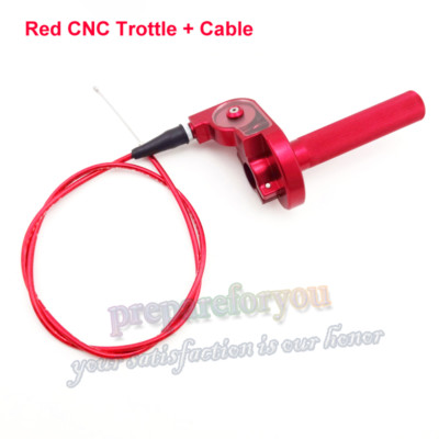 1/4 Turn CNC Twist Throttle Cable For Honda CR 80 85 125 250 Dirt Bike ...
