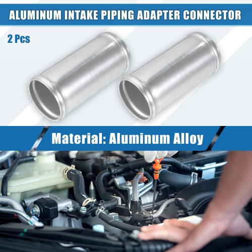 57mm 2.25" OD 4.72" Universal Aluminum Alloy Intake Pipe Connector (Set ...
